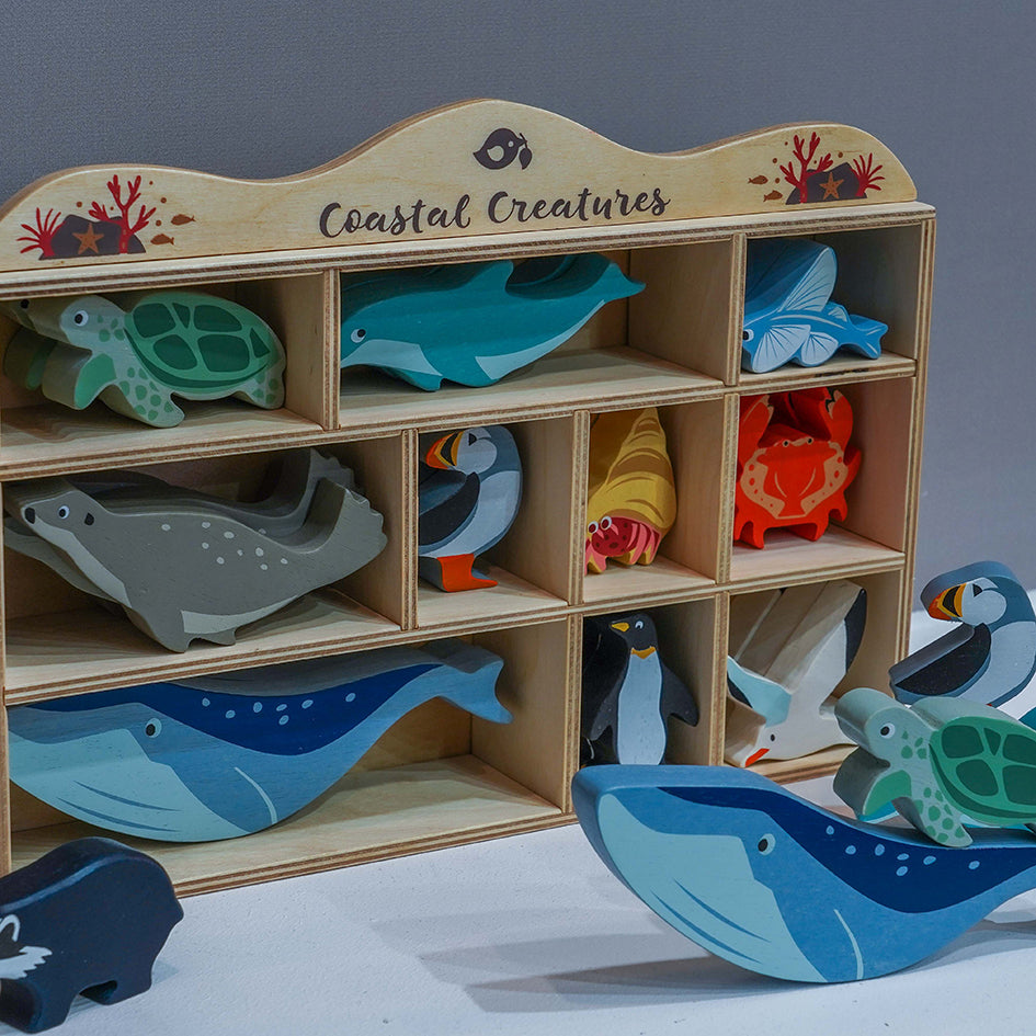 Wooden sea creatures | Tender Leaf Toys
