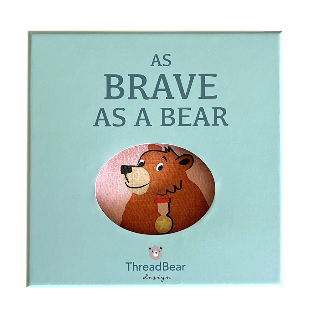 Cloth Book | ThreadBear Design | As Brave as a Bear Rag Book