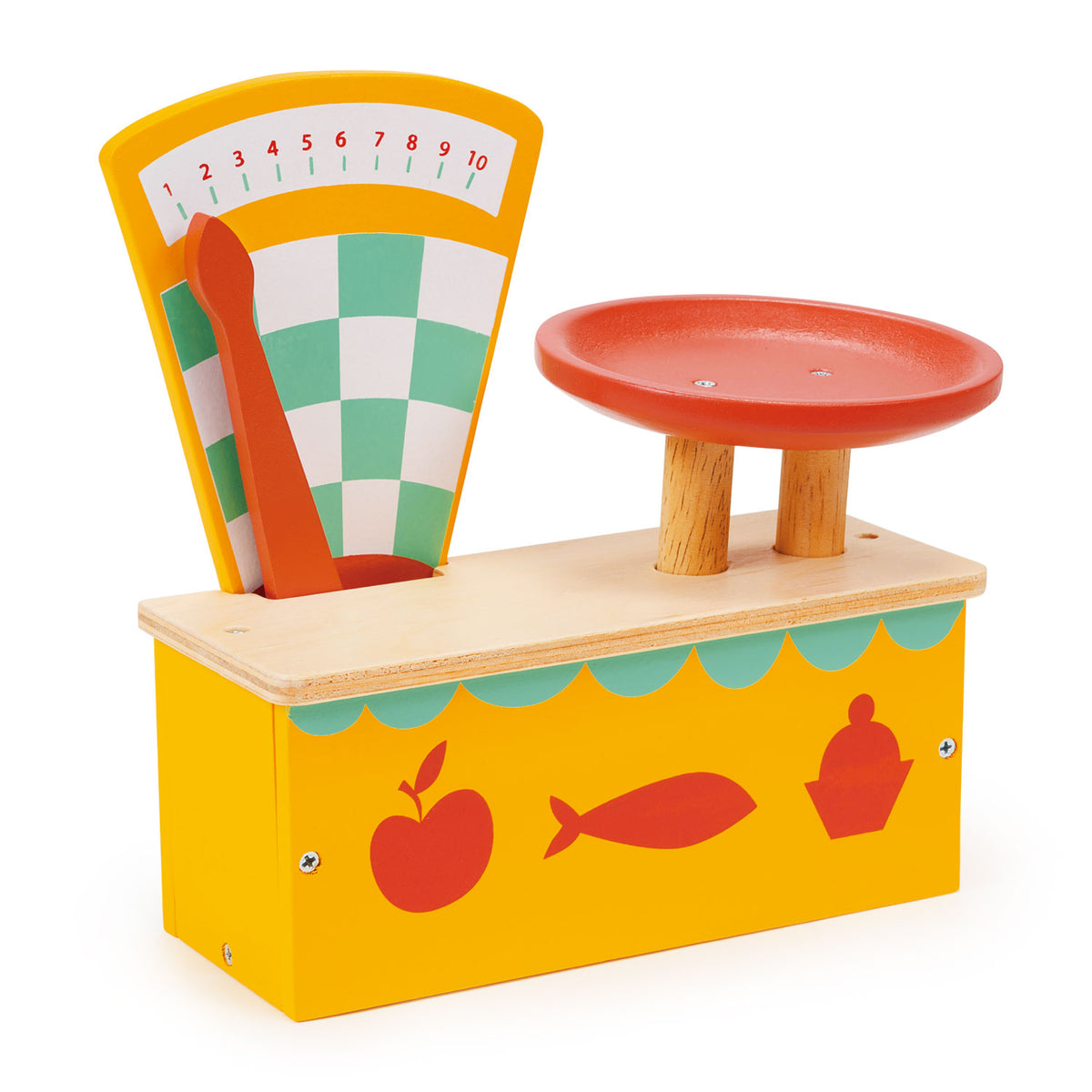 Market Weighing Scales | Mentari Toys | Wooden Kitchen Toy