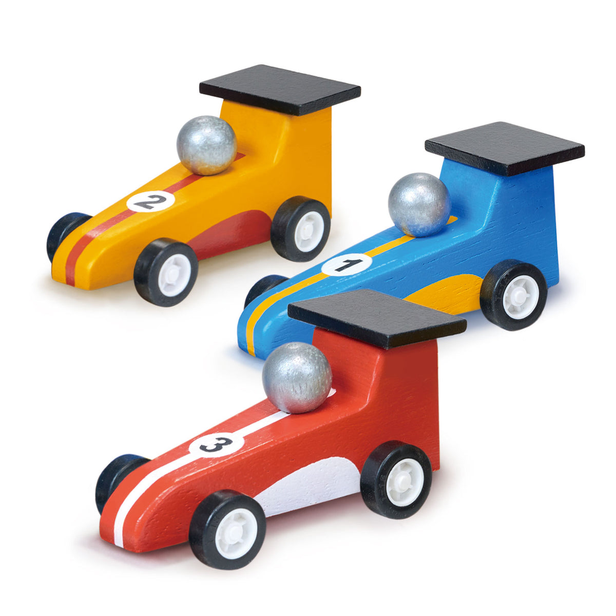 Pull Back Racers | Mentari Toys | Wooden Toy Car