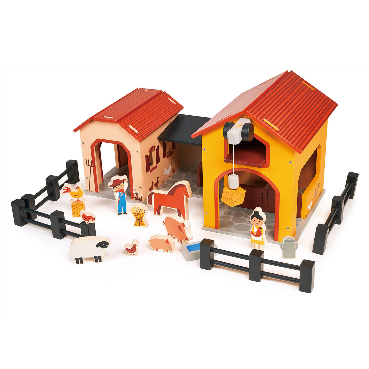 Billy's Barnyard | Mentari Toys | Wooden Farmyard Toy
