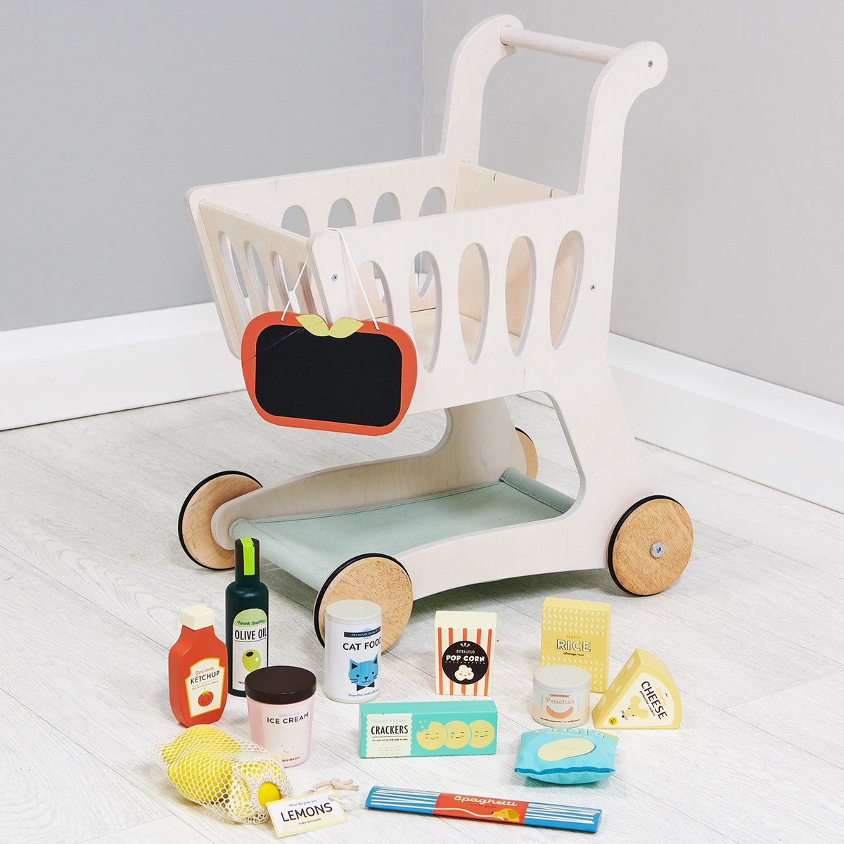Shopping Bundle (Grocery Set, Shopping Cart)