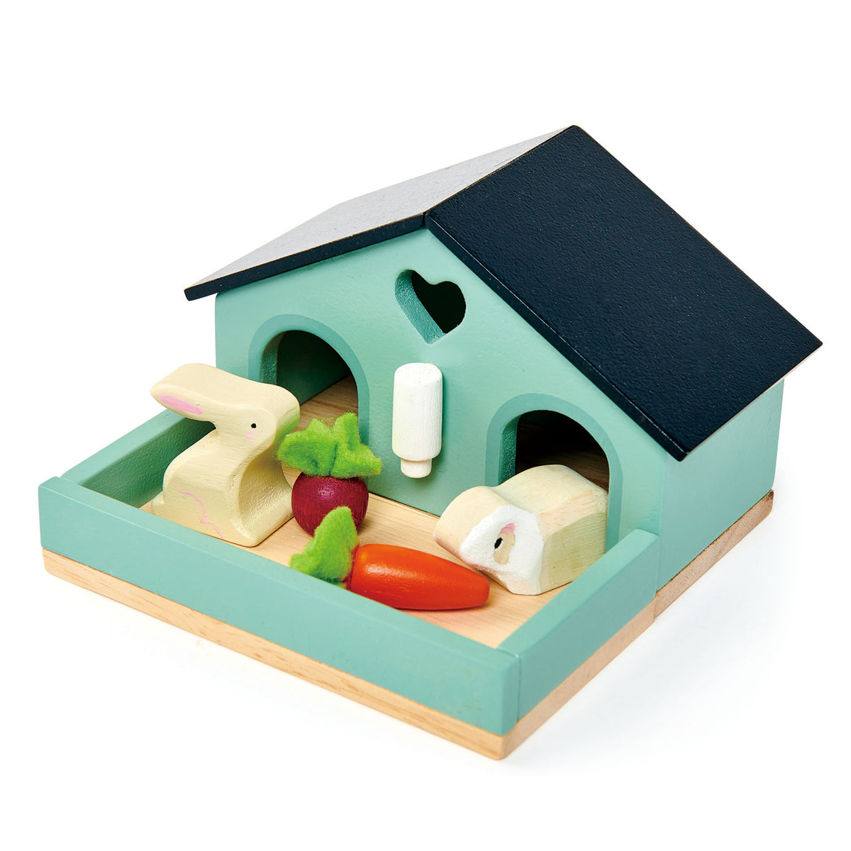 Tender Leaf Toys | Wooden Dolls House Furniture Pet Rabbit Set