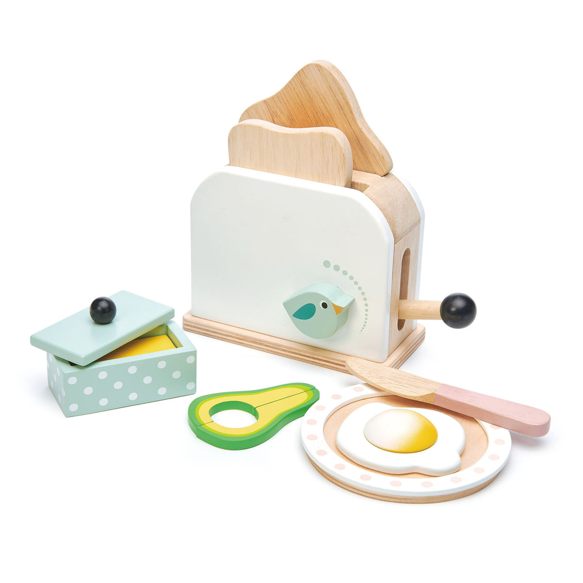 Tender Leaf Toys | Wooden Breakfast Toaster Set