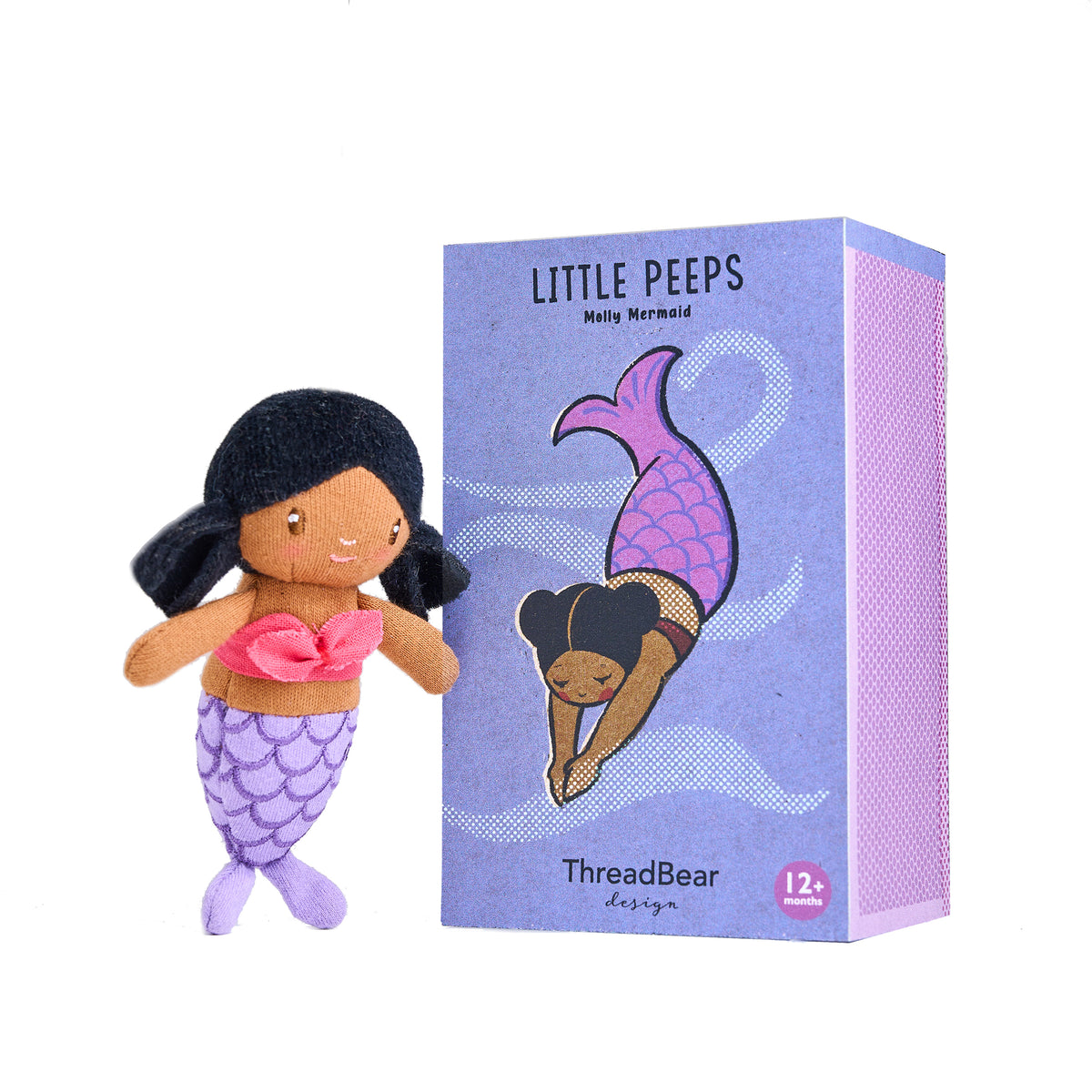 ThreadBear Design | Molly Mermaid Matchbox Doll