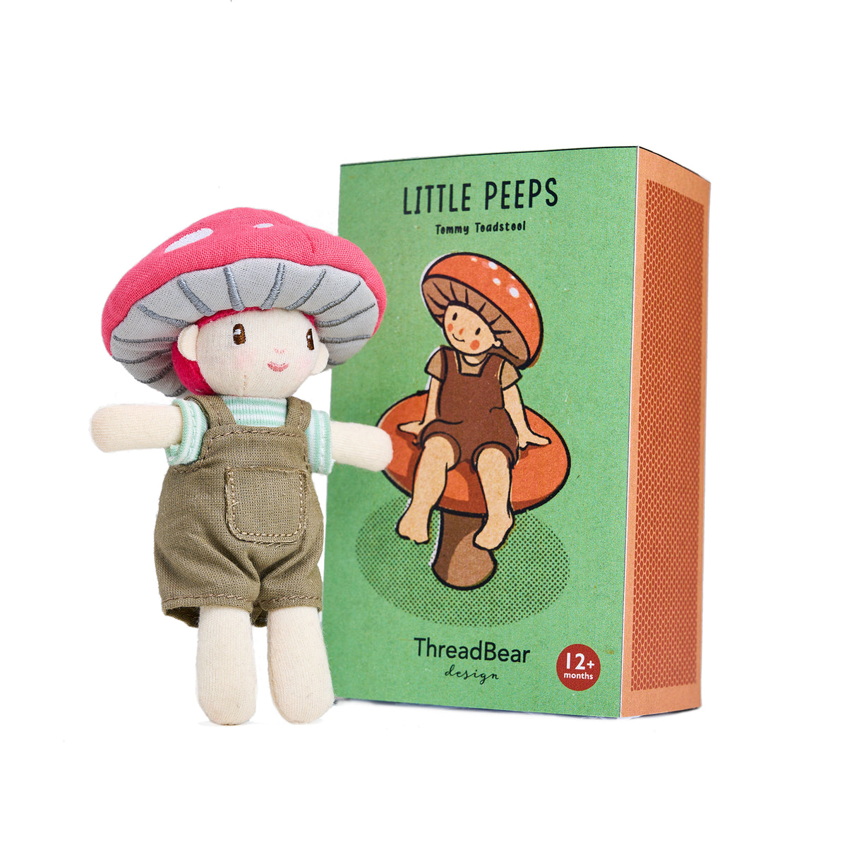 ThreadBear Design | Tommy Toadstool Matchbox Doll